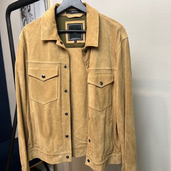 Todd Snyder | Jackets & Coats | Todd Snyder Italian Suede Dylan Trucker ...